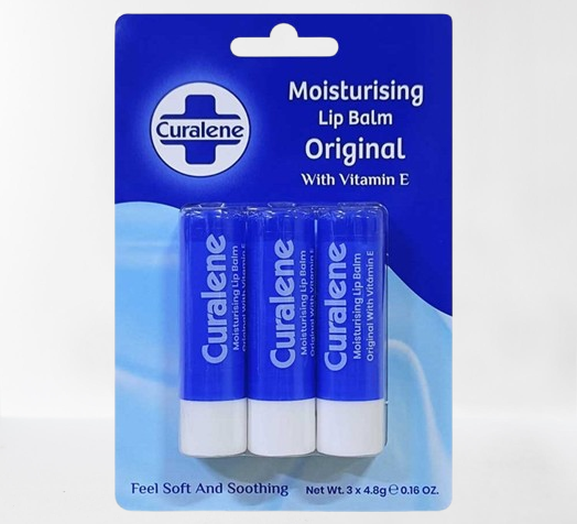 Buy Curalene Original Lip Balm Stick | Moisturizing & Soothing | Pack of 3